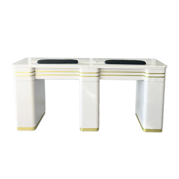 Metallic Nail Table ( Double ) | V-Town Decor