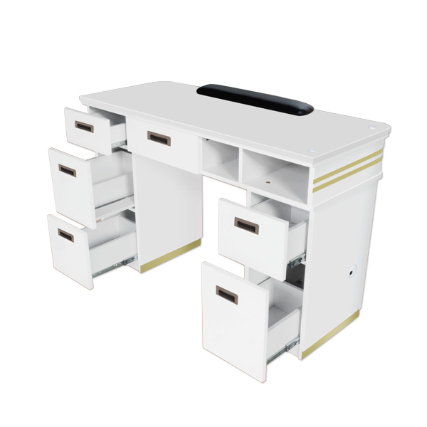 Metallic Nail Table ( Double ) | V-Town Decor